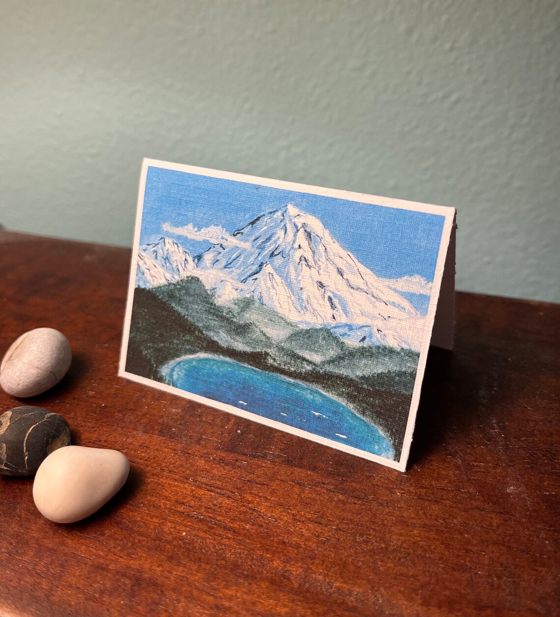Rainier 3x2.25” Watercolor Print Cards Set of 10 - Etsy