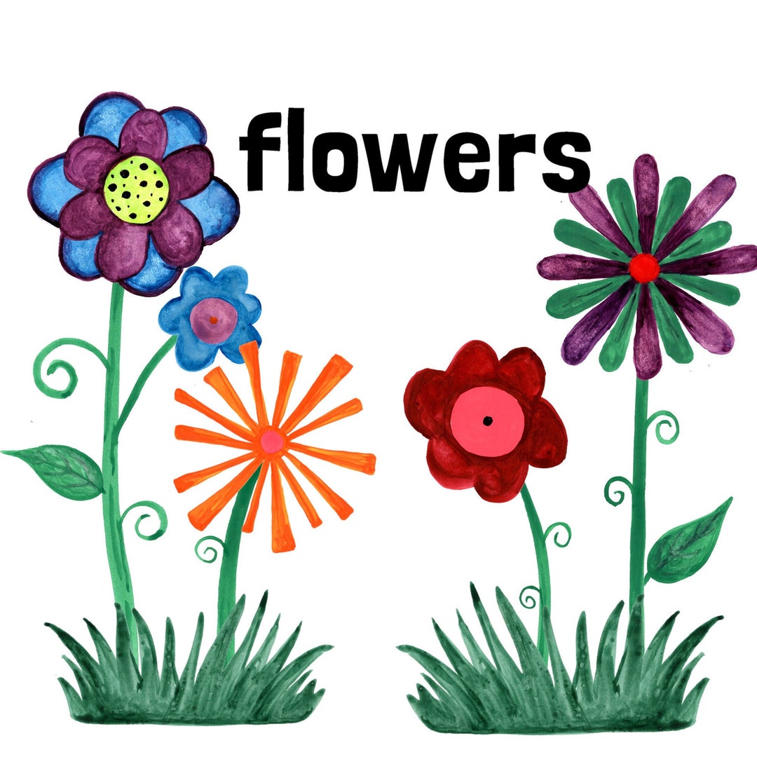 Flowers and Stems - Digital Download - 22 Images - Commercial License ...