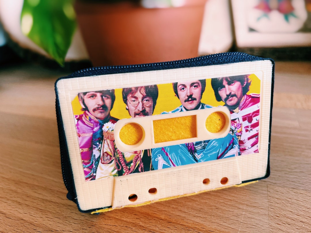 Custom / Personalized Cassette Tape Card Wallet the Beatles - Etsy