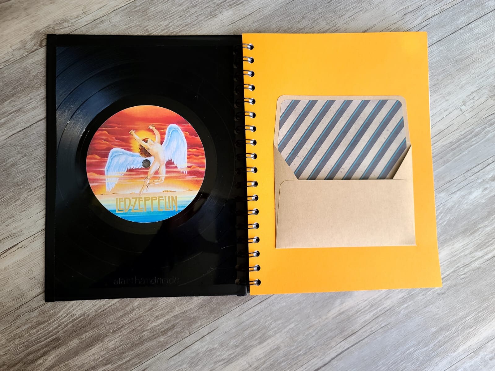 Custom Handmade Vinyl Record Notebooks | Etsy