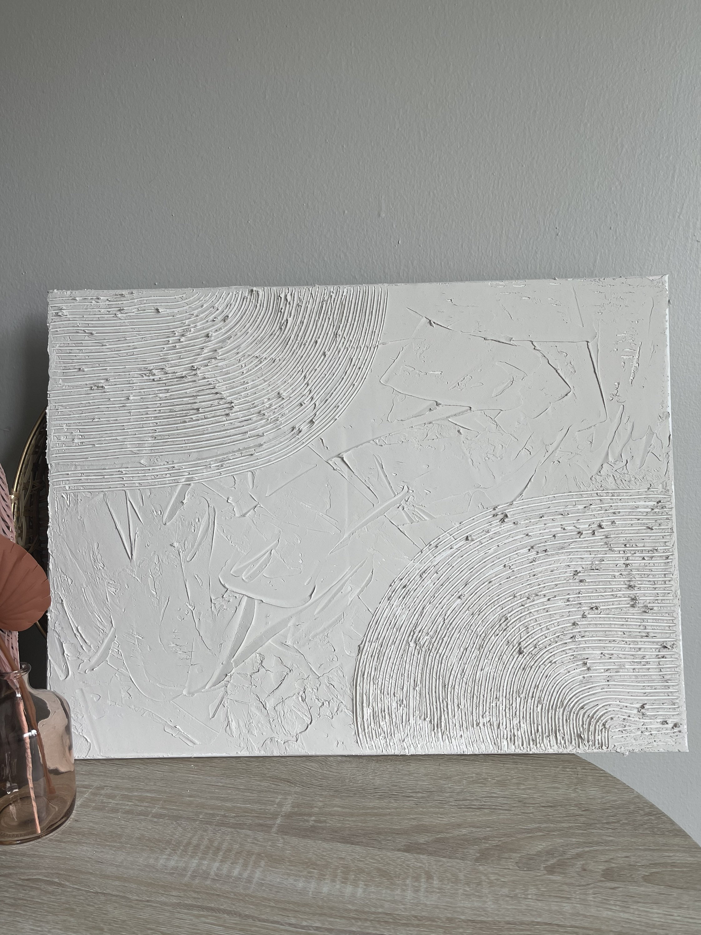 Double Half Sunrise Plaster Art - Etsy