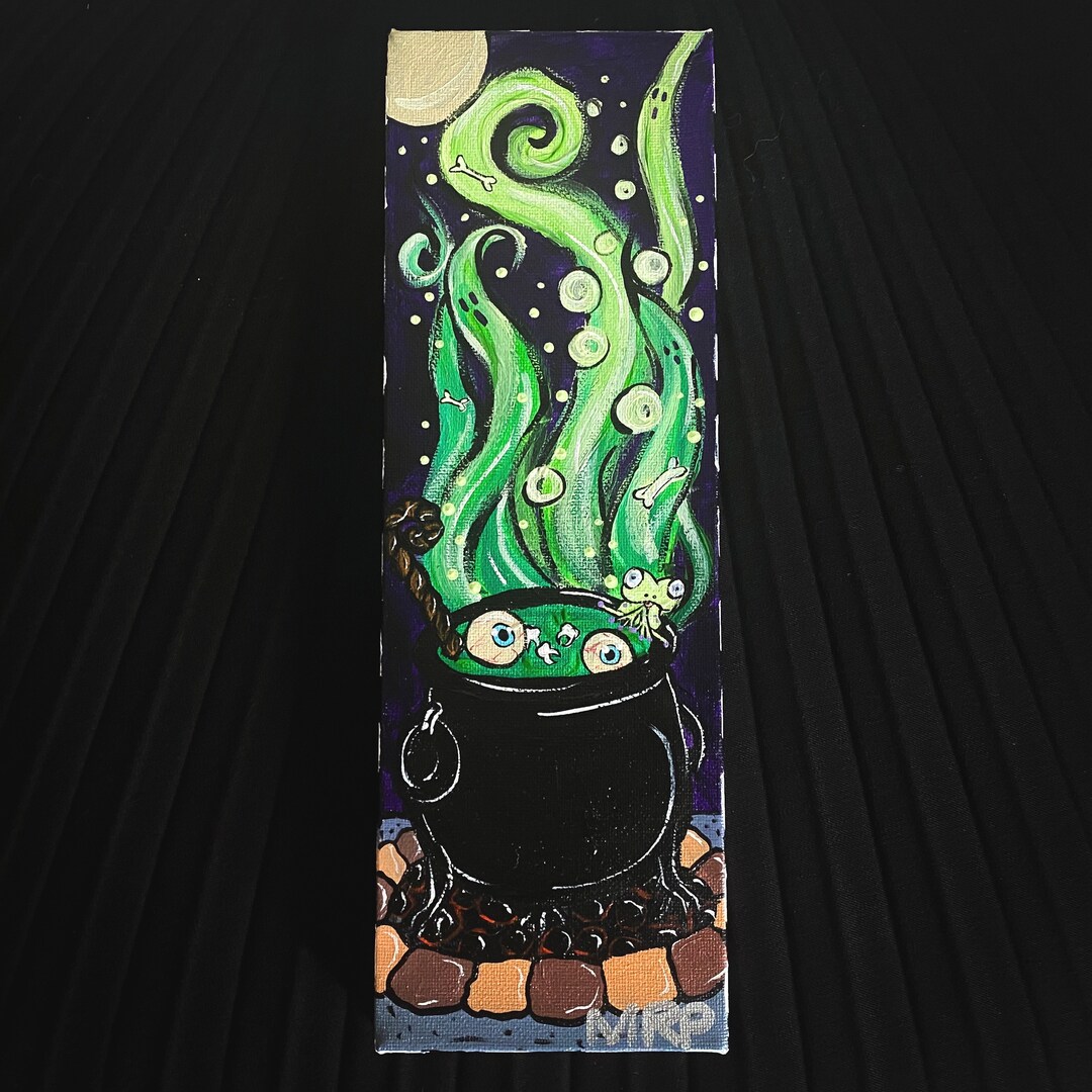 Witches Brew, Original Acrylic on Canvas - Etsy