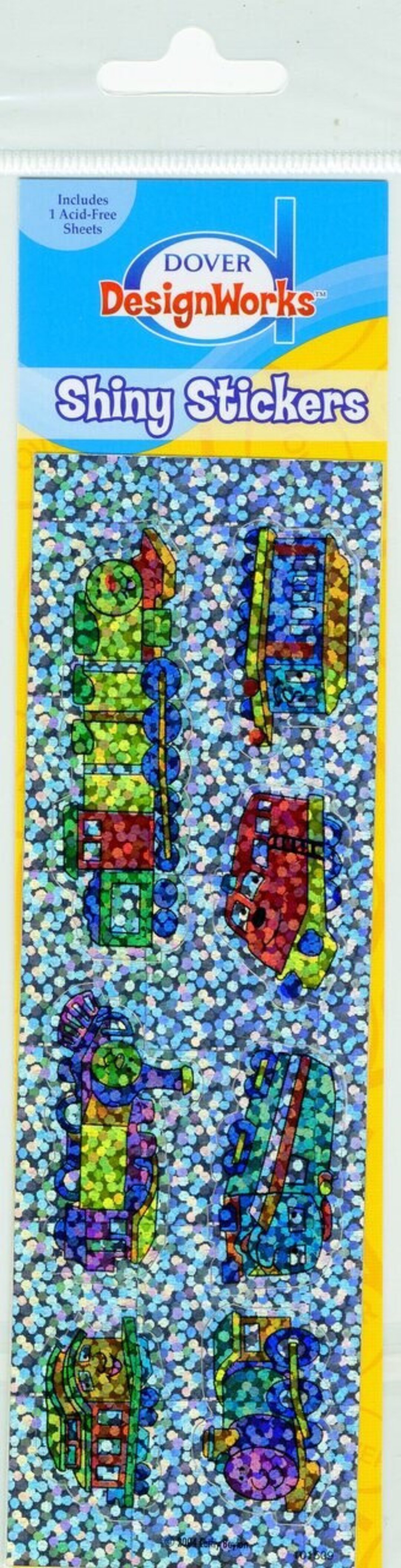 Sparkling Smiley Trains Stickers - Etsy