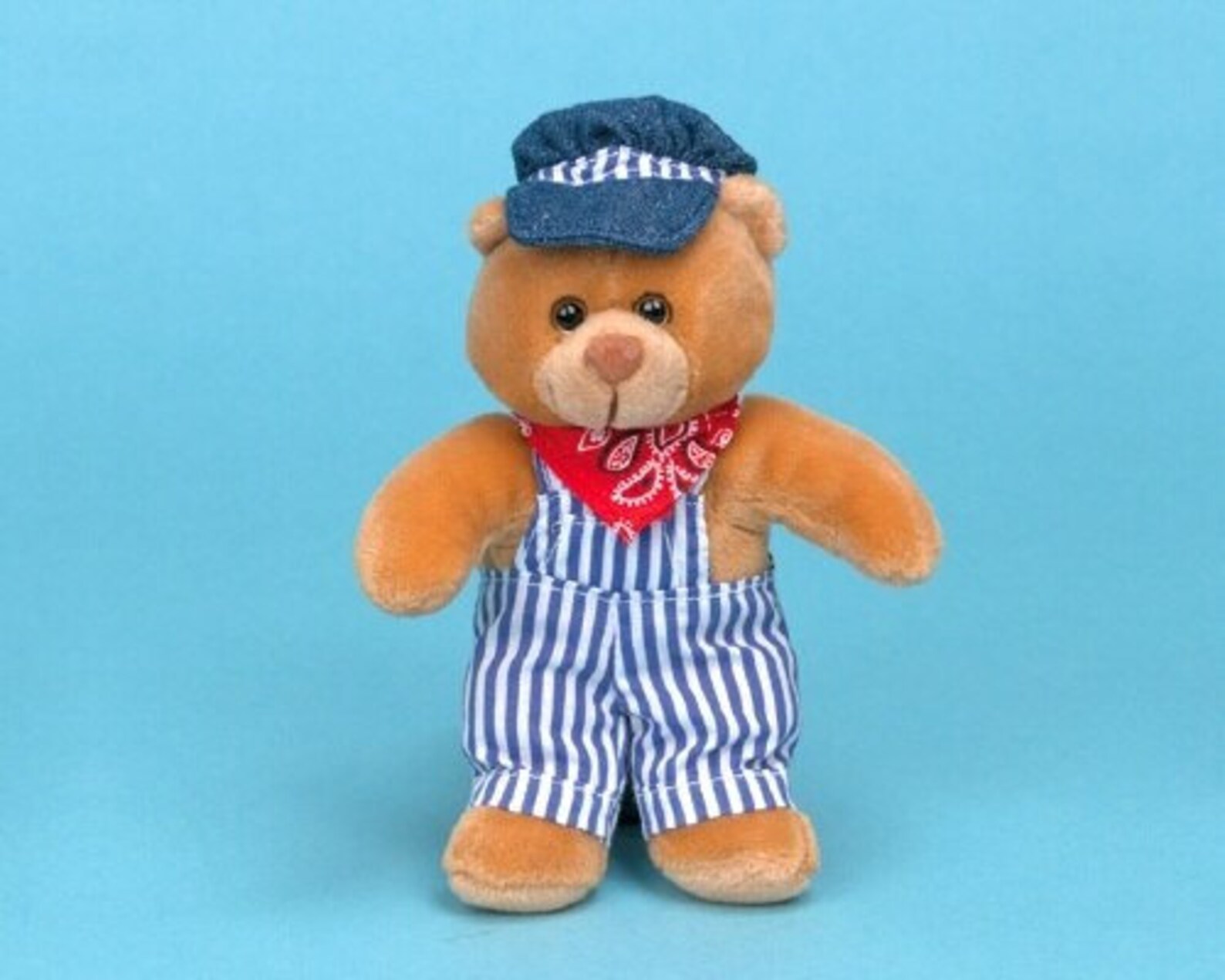 Railroad Engineer Beanie Bear - Etsy