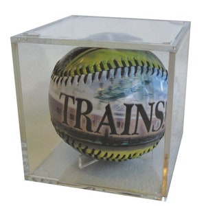 Baseball Display Cube - Etsy
