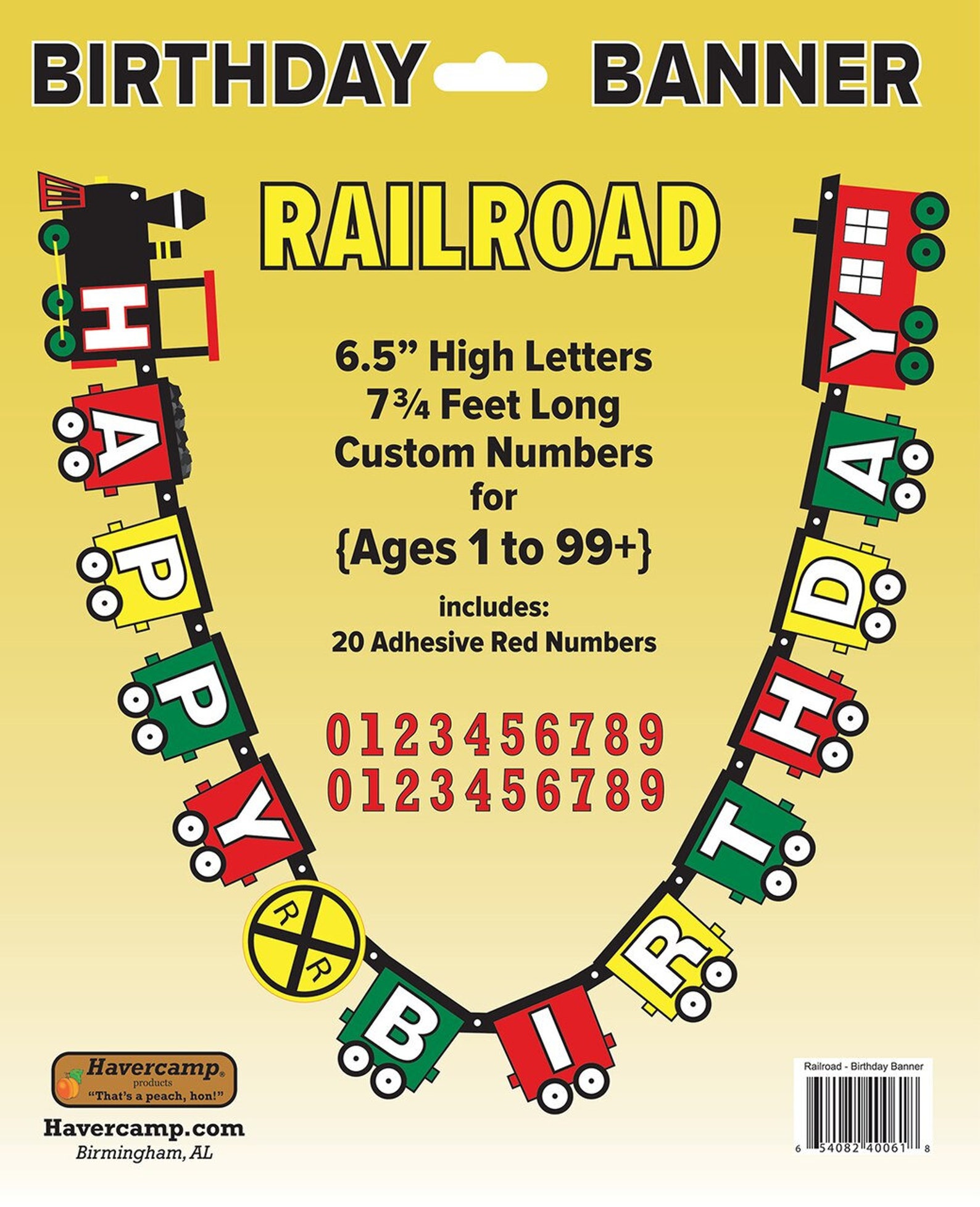 Railroad Crossing Train Party Birthday Letter Banner - Etsy