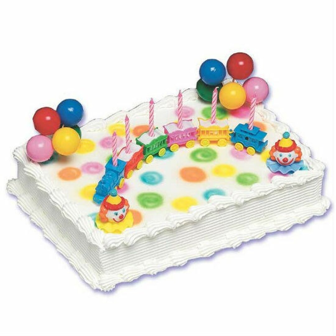 Circus Train Cake Decorating Kit - Etsy