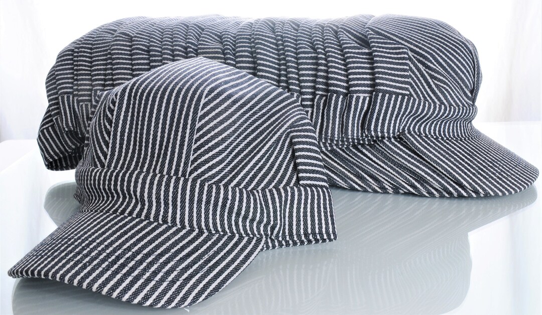 Boys Striped Engineer Hat BLUE Pack of 25 - Etsy