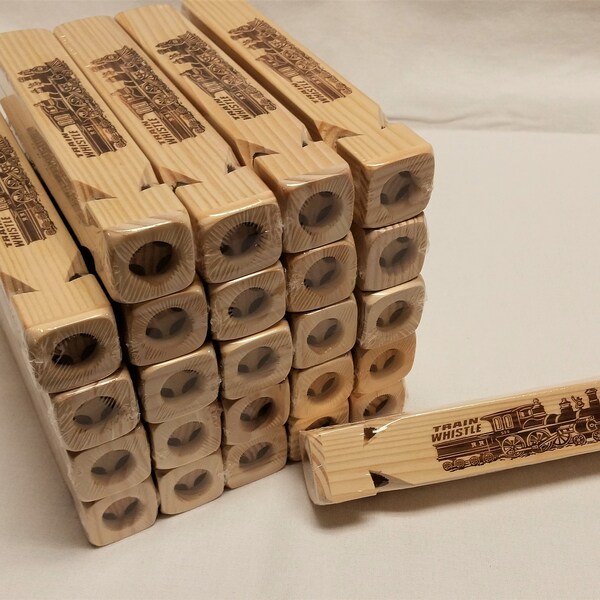 Wooden Train Whistle - Etsy