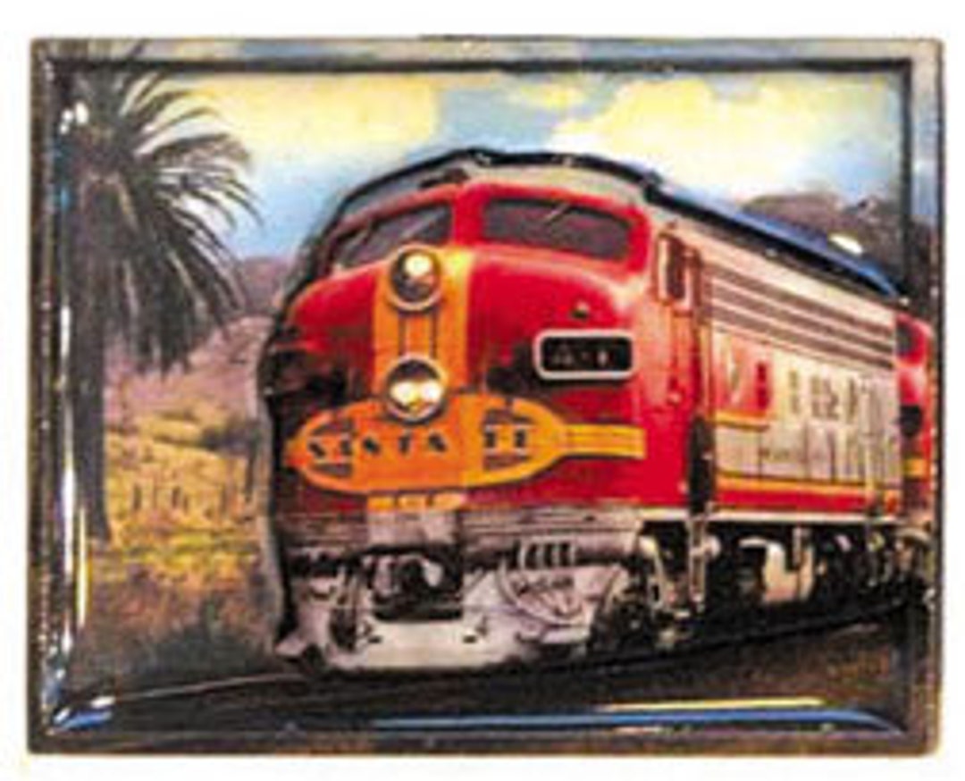 2D Santa Fe Epoxy Magnet - Etsy