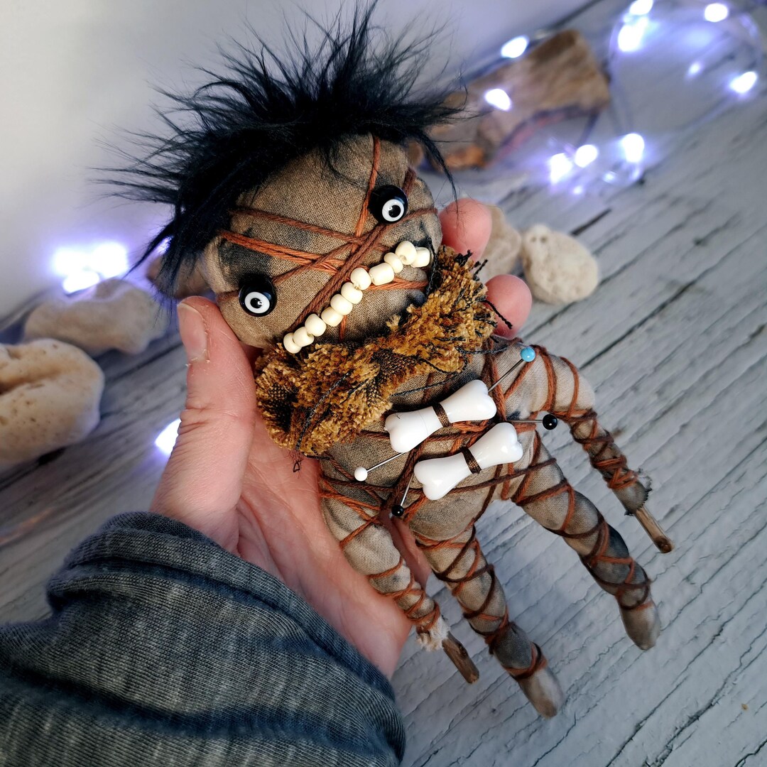 Voodoo Doll, Creepy Doll, Weird Collectible Gift, Horror Goth Doll ...