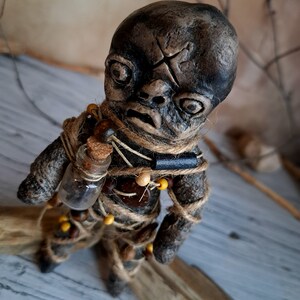 Handmade Voodoo Doll, Strange OOAK Art Sculpture, Creepy Gothic Dark ...