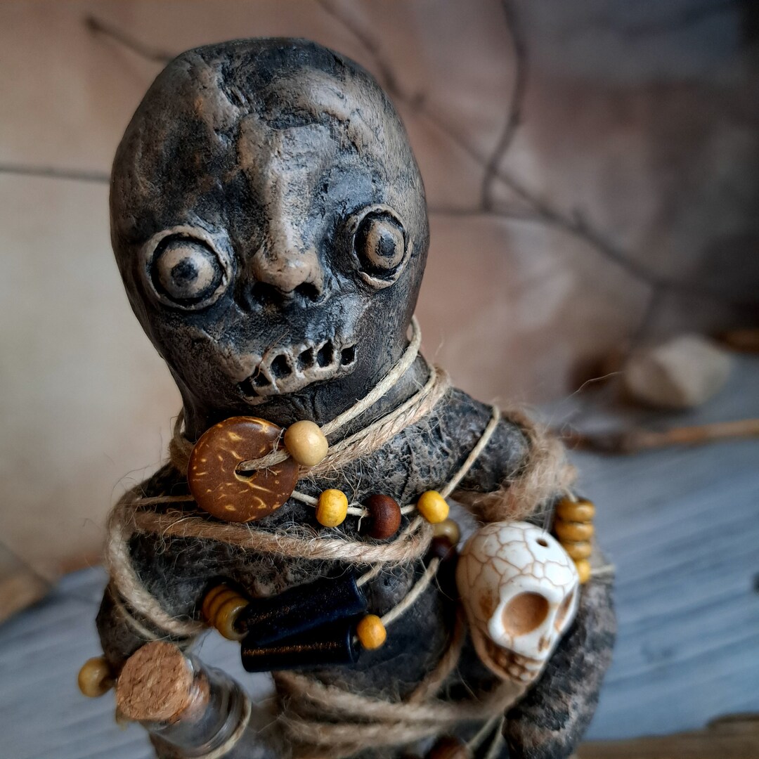 Voodoo Doll, Creepy Doll, Weird Collectible Gift, Horror Goth Doll ...
