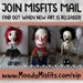 Original Art Doll, Gothic Handmade Doll, Dark Art Doll Cloth and Clay ...