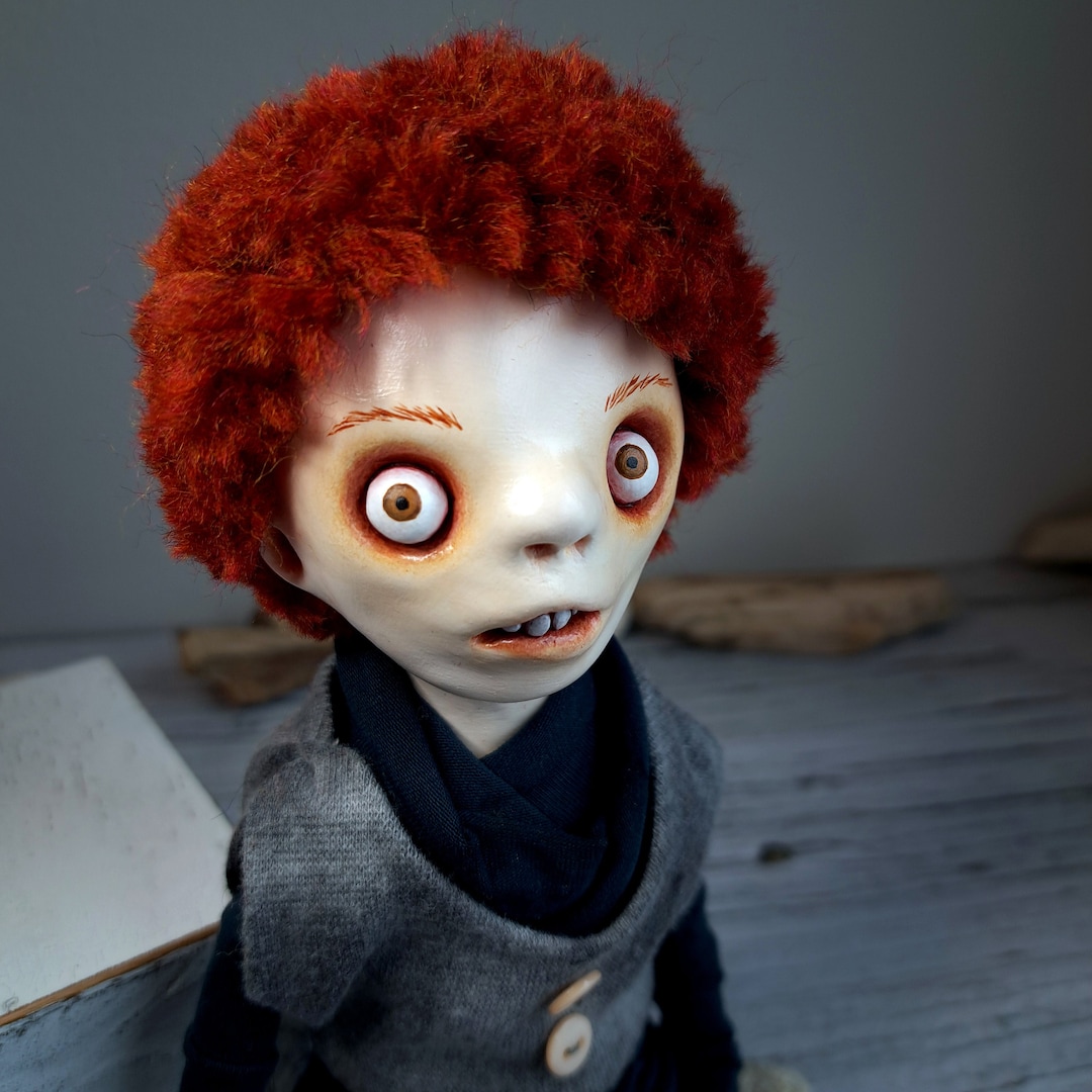 Beautiful Boy Art Doll Hand Sculpted OOAK Collectors Item, Handmade ...
