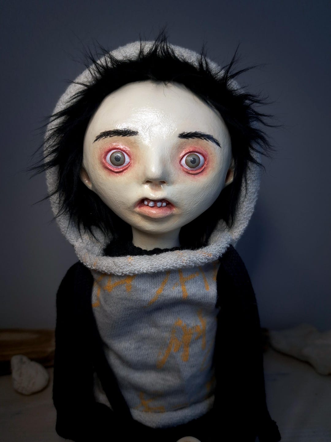 Art Doll OOAK Character, Figurine Weird Collectible Sculpture, Odd ...