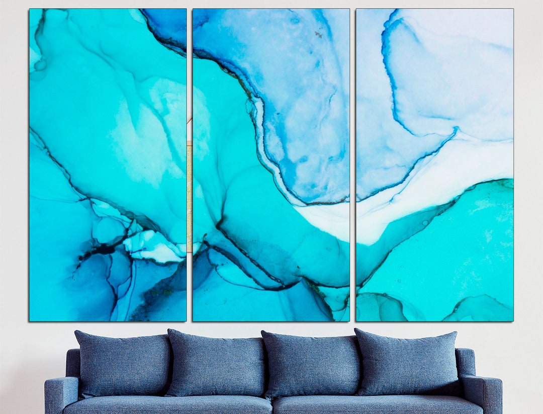 Marble Effect Marble Home Decor Extra Large Wall Art Marble Print Art ...