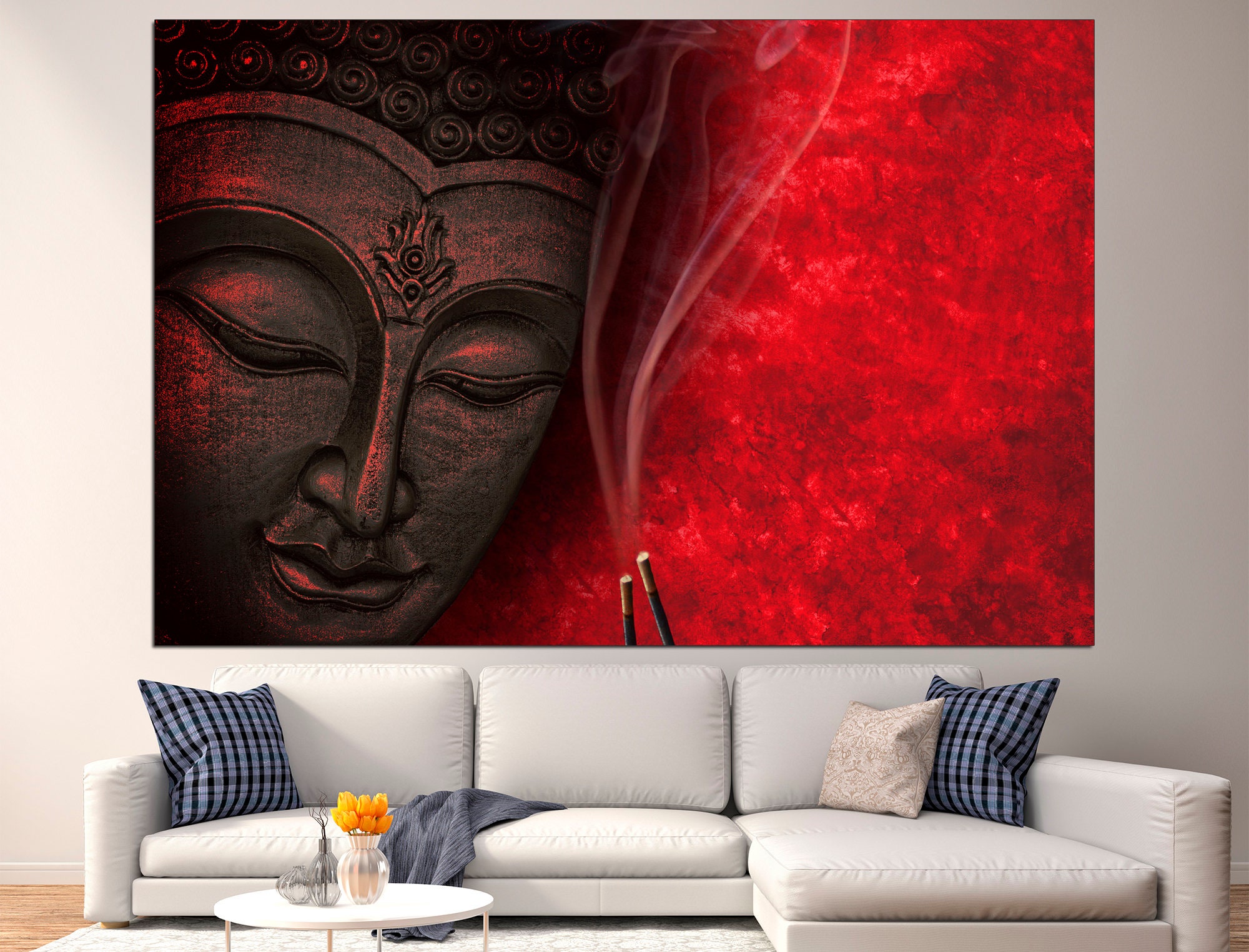 Buddha Art Print Meditation Art Print Buddha Wall Decor Religious Art ...