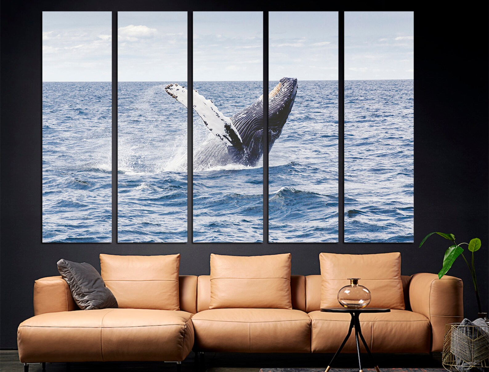 Whale Wall Art Watercolor Whale Blue Whale Decor Whale Poster | Etsy