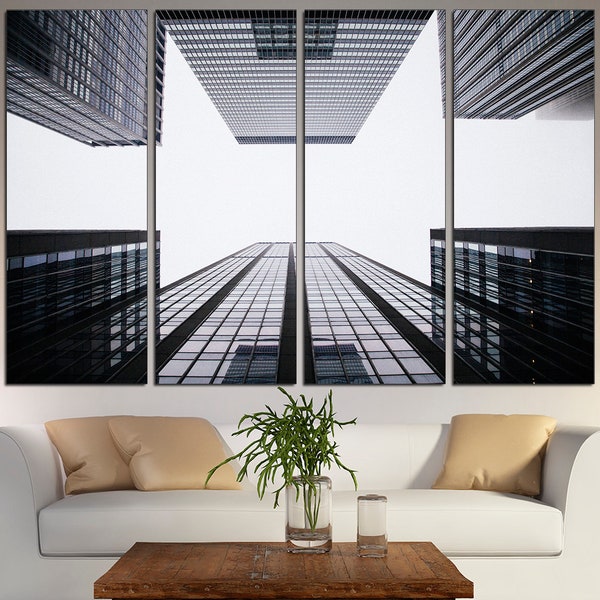 Triptych Architecture Art - Etsy