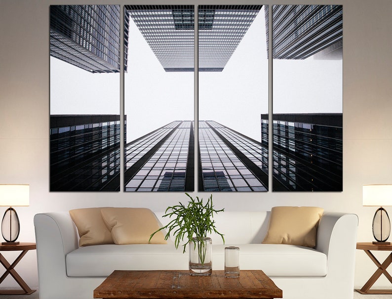 New York Skyline City Scape Architecture Poster Large Wall - Etsy