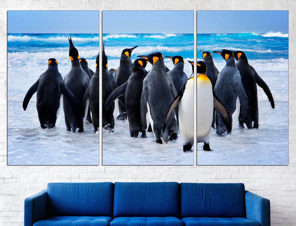 Penguin Print Penguin Wall Art Penguin Poster Penguin Nursery | Etsy