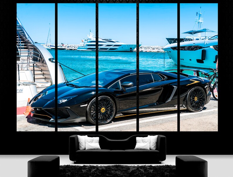 Lamborghini Canvas Cars on Canvas Auto Canvas Print | Etsy