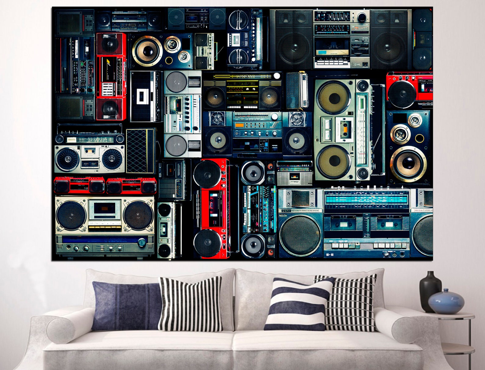 Boombox Canvas Music Canvas Art Boombox Wall Art Urban Canvas - Etsy