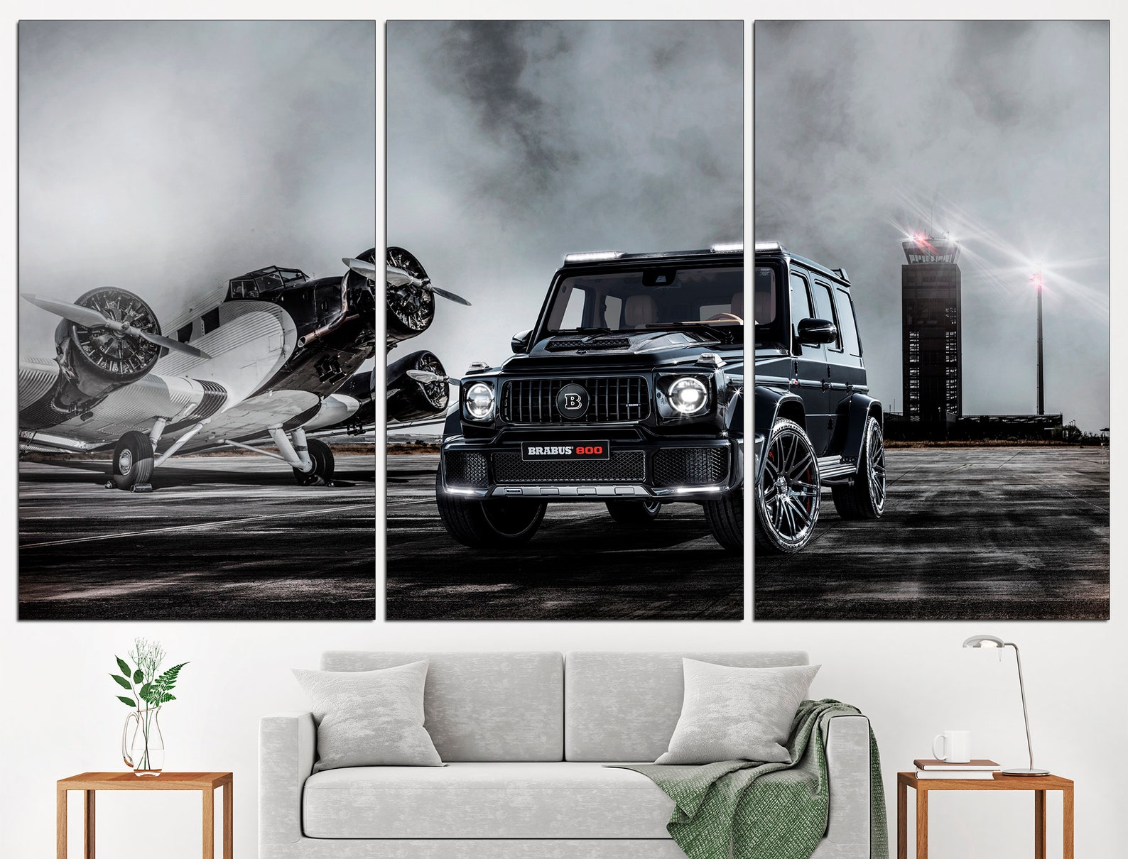 Mercedes Brabus Car Canvas Print Mercedes Canvas Mercedes Wall - Etsy