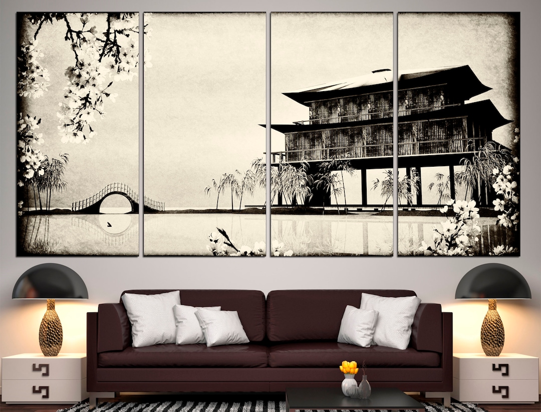 Japanese Wall Art 3 Piece Wall Art Japan Home Decor Asian - Etsy