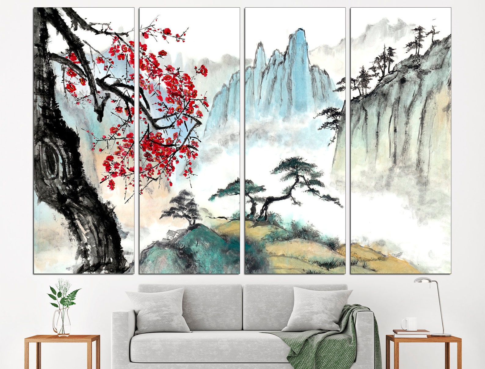 Japanese Canvas Large Canvas Art Japanese Art Print Canvas - Etsy
