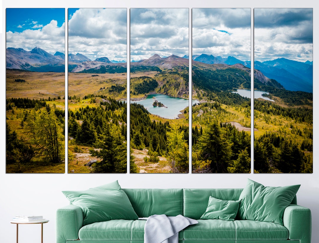 Mountain Lake Print Mountain Poster Landscape Print Lake Wall Art Lake ...