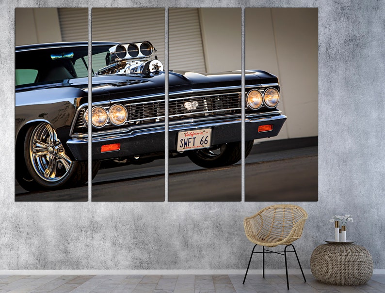 Chevrolet Canvas Car Lover Gift Chevrolet Print Car Canvas 5 - Etsy