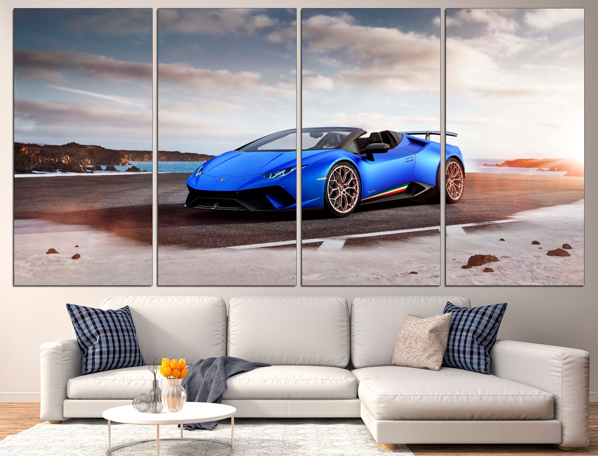 Lamborghini Canvas Cars Poster Lamborghini Poster Lamborghini Print ...