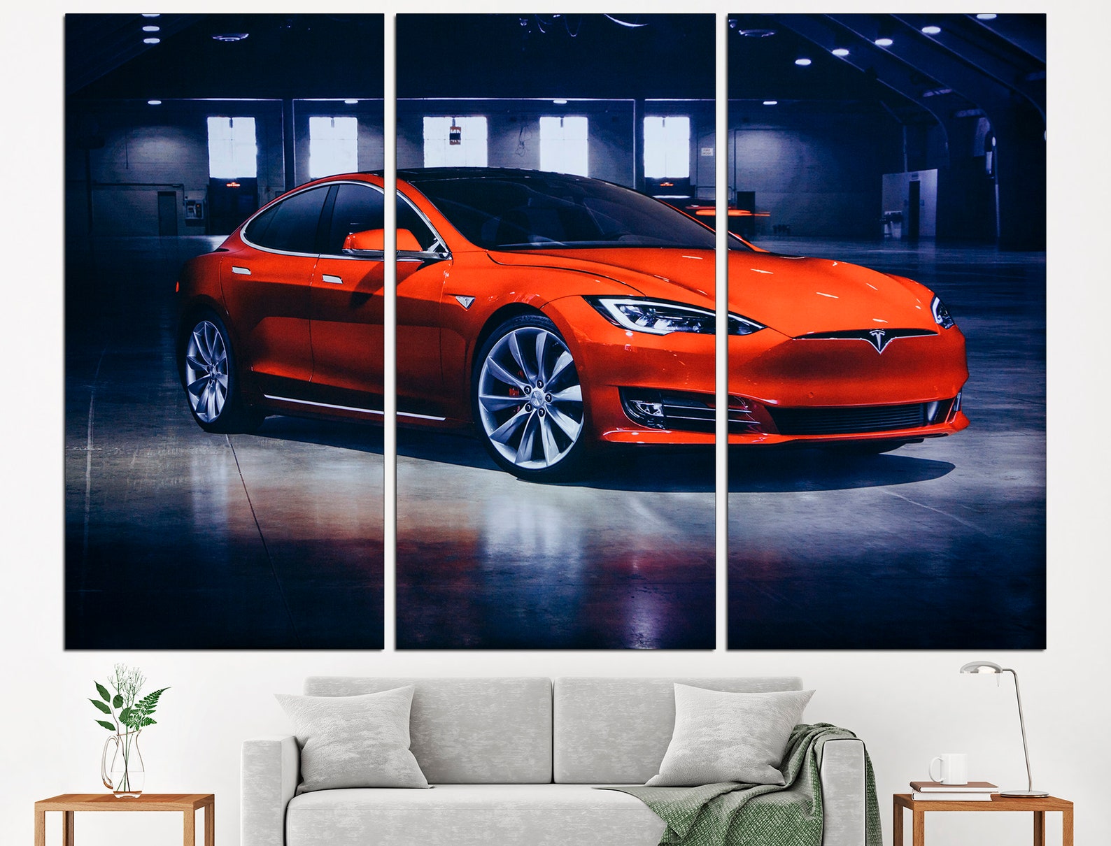 Tesla Model S Tesla Wall Art Tesla Poster Tesla Print Tesla | Etsy