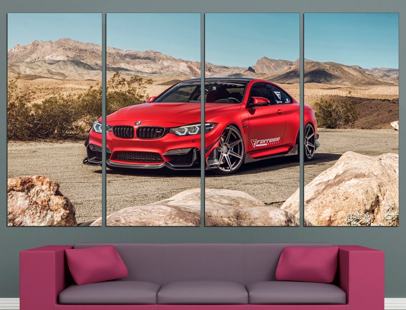 BMW Poster Extra Large Wall Art BMW Print BMW Wall Decor Auto - Etsy