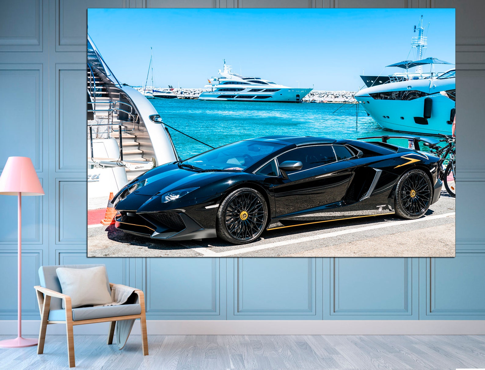 Lamborghini Canvas Cars on Canvas Auto Canvas Print | Etsy