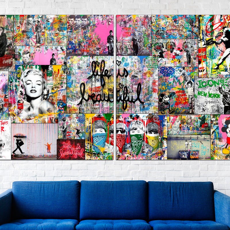 Collage Wall Art - Etsy