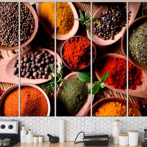 Kitchen Poster Kitchen Herbs Spices Spices Wall Prints Spices Canvas ...