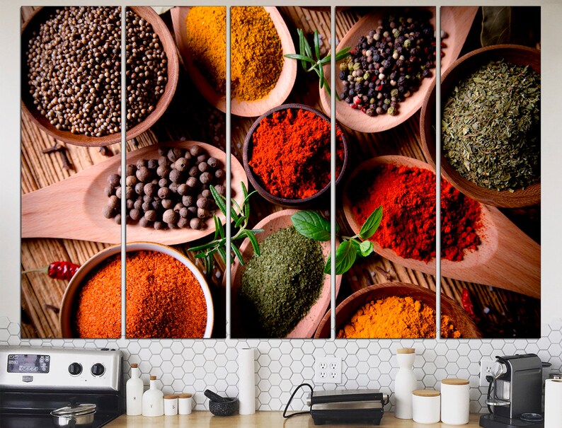 Kitchen Poster Kitchen Herbs Spices Spices Wall Prints Spices - Etsy