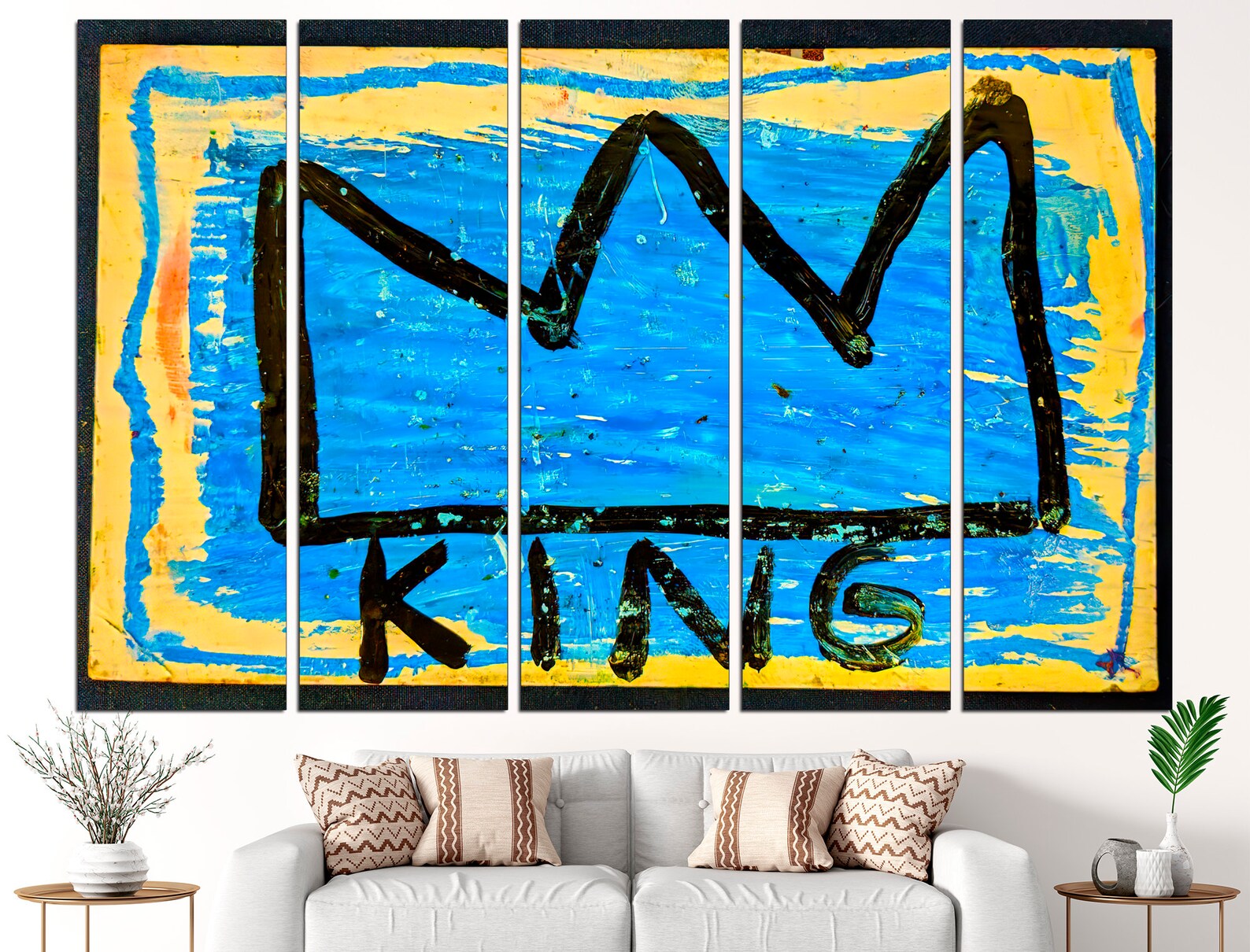 Graffiti Crown Large Wall Print Graffiti Wall Art Wall Decor Prints ...