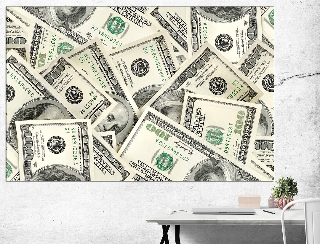 Dollar Wall Art Dollar Painting Money Art Print Money Wall Art Money ...