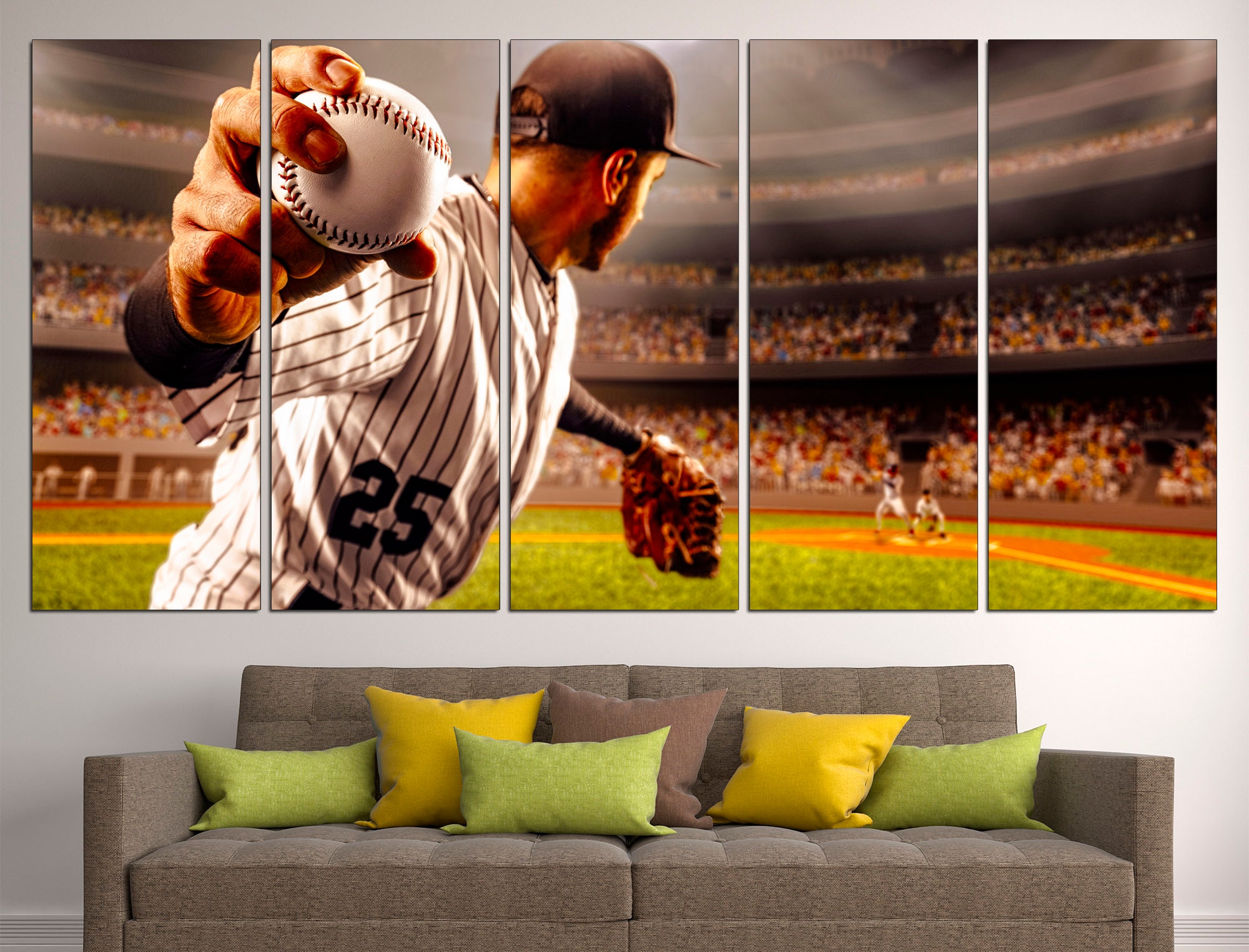 Baseball Paintings Canvas
