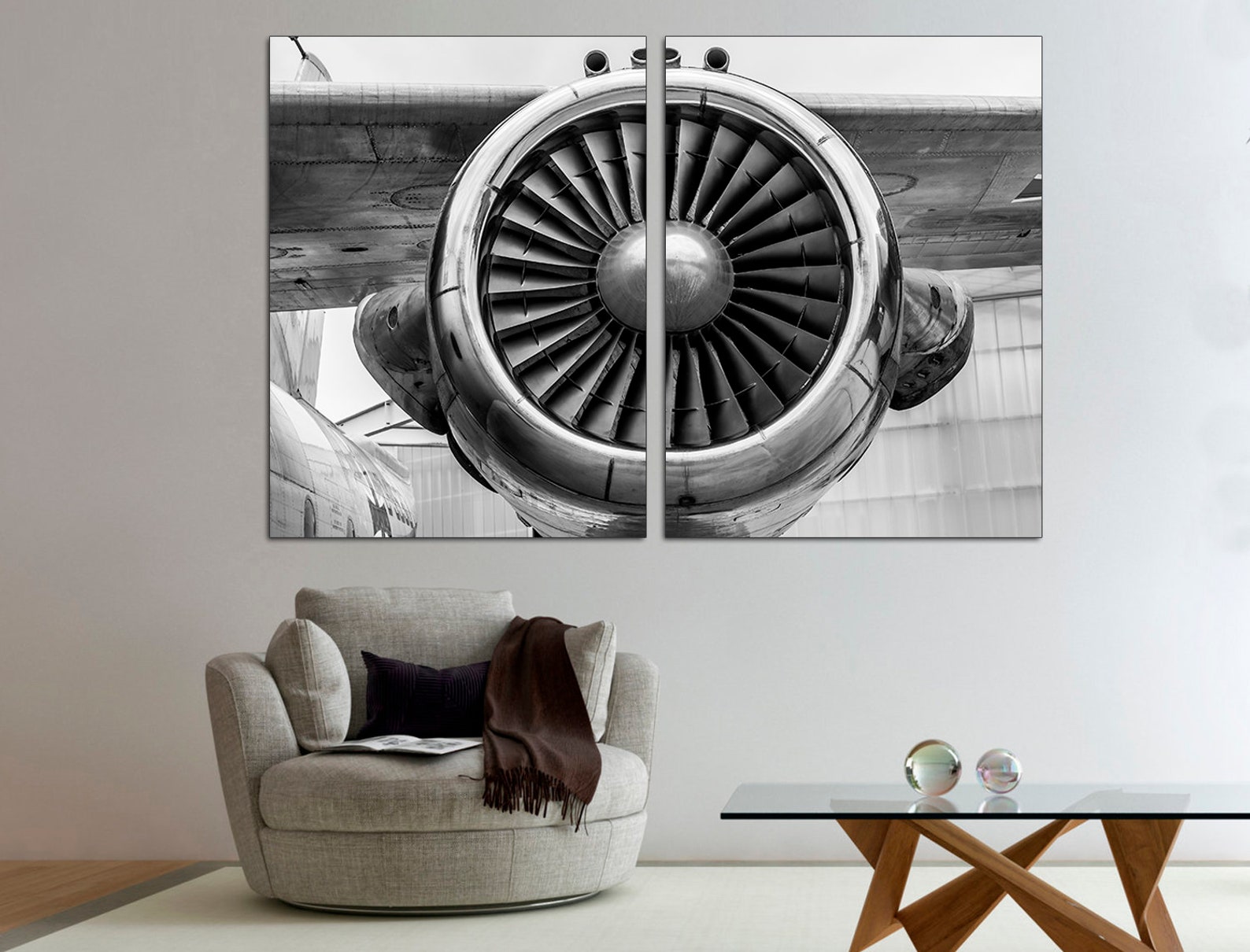 Airplane Wall Art Large Wall Art Aviation Decor Airplane | Etsy