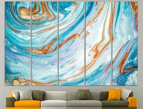 Marble Print Canvas Wall Art Marble Decor 3 Panel Wall Art - Etsy