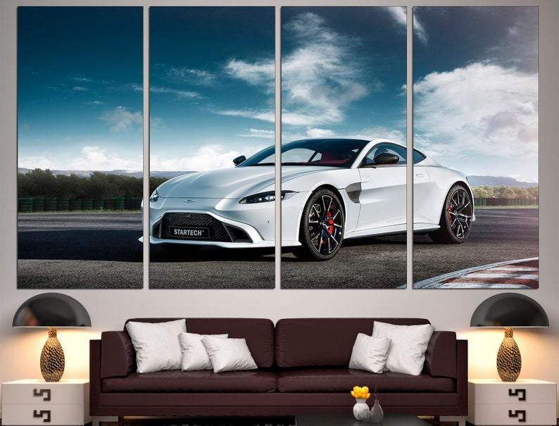 Aston Martin Canvas Supercar Wall Art Aston Martin Print - Etsy