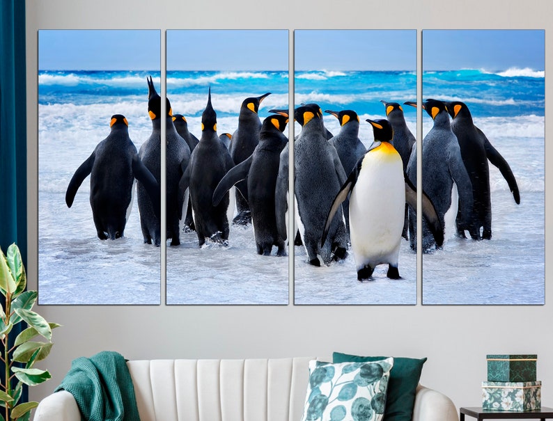 Penguin Print Penguin Wall Art Penguin Poster Penguin Nursery | Etsy