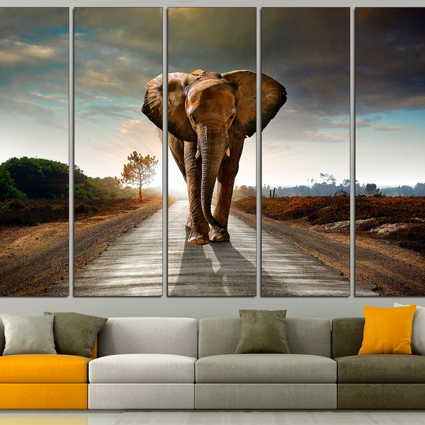 Elephant Poster - Etsy