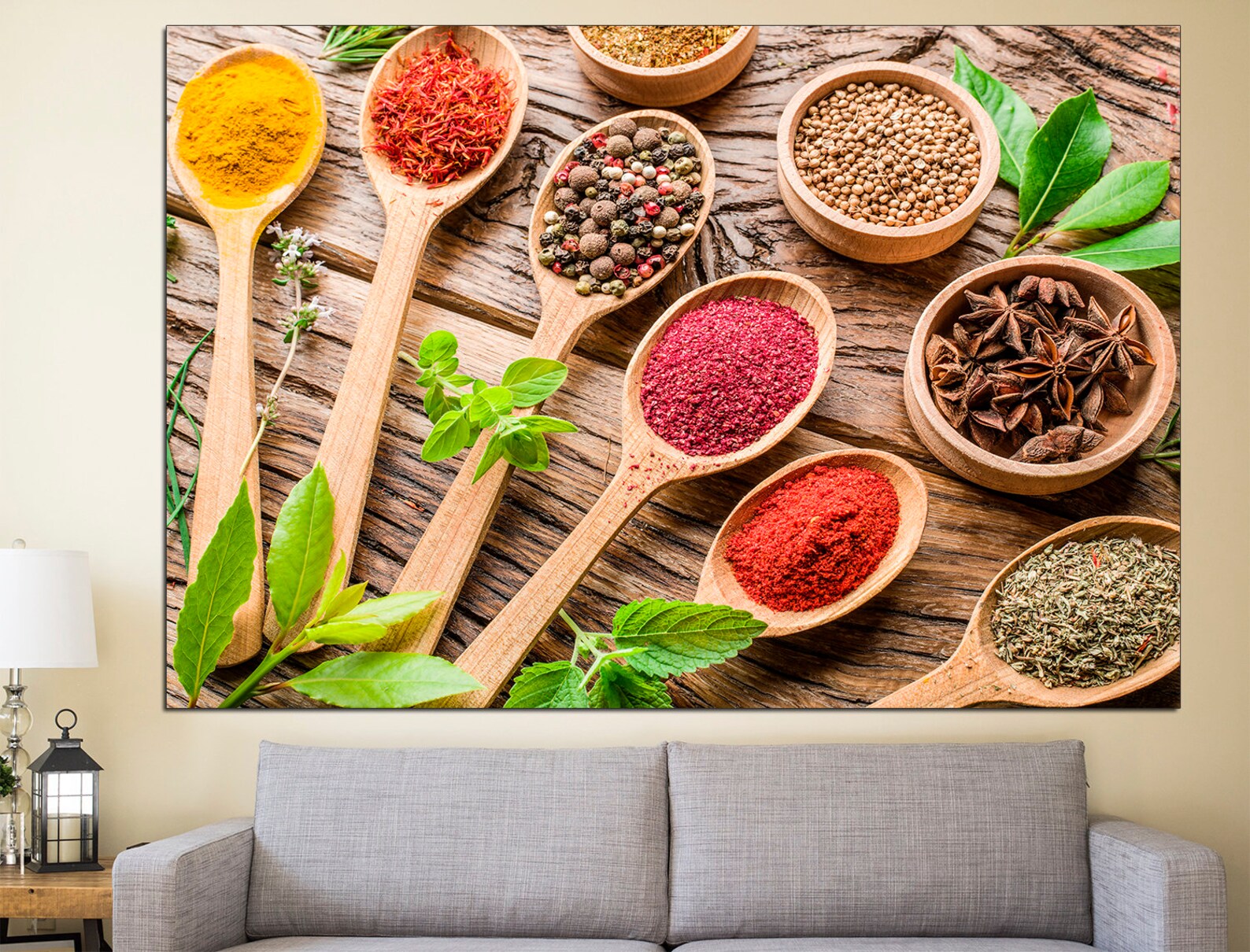 Spice Wall Art Kitchen Wall Art Set of 3 Prints Kitchen Poster Multi ...