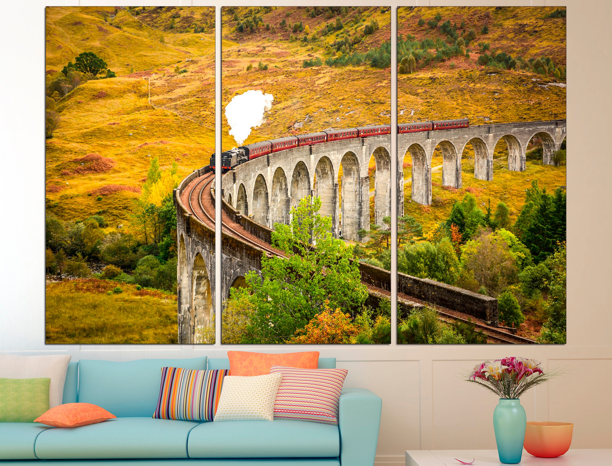 Train Art Print Vintage Train Locomotive Art Train Room Decor | Etsy